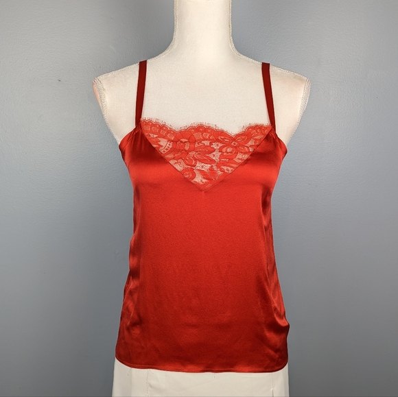 Vintage | Tops | Vintage Red Cami | Poshmark